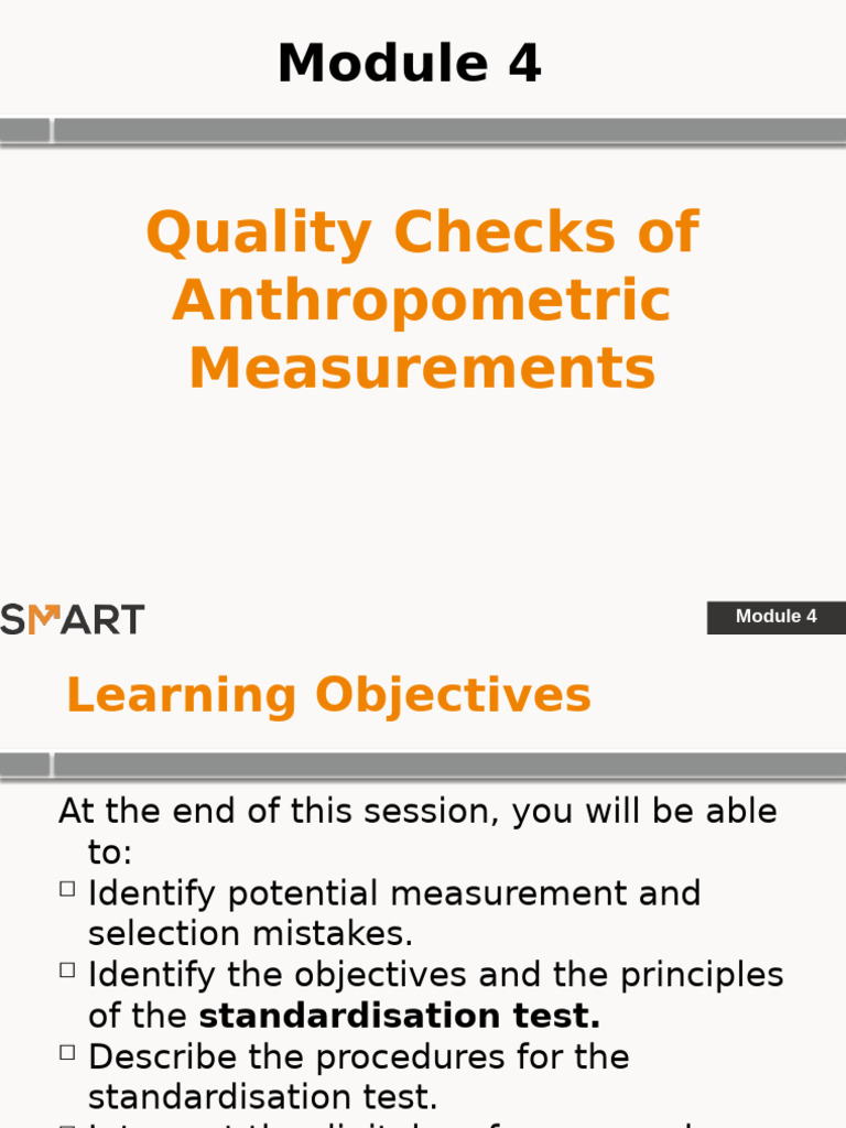 Module 4 Quality Checks | PDF | Measurement