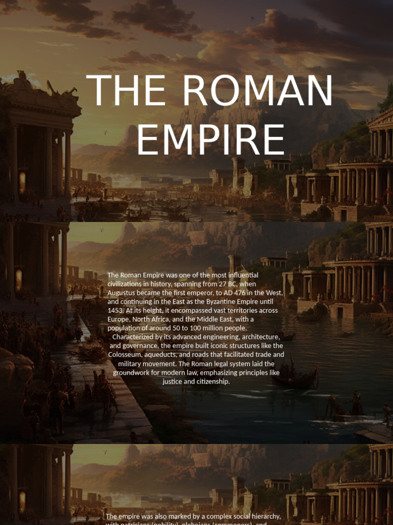 Overview of the Roman Empire's Legacy | PDF