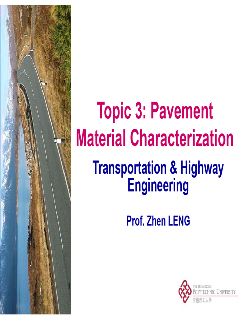 Pavement Material Characterization Guide | PDF | Construction Aggregate ...