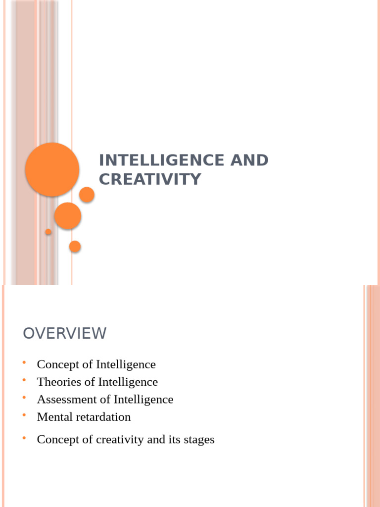 Intelligence, Creativity and Cognition | PDF | Intelligence ...