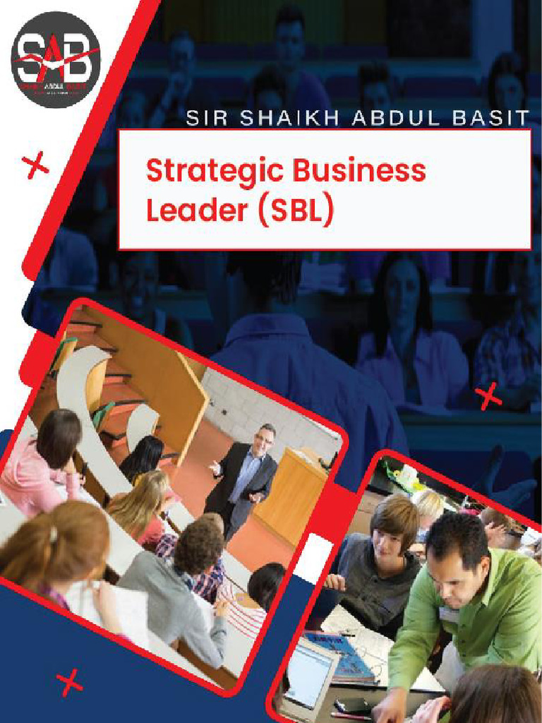 SBL Detailed Notes | PDF | Entrepreneurship | Leadership
