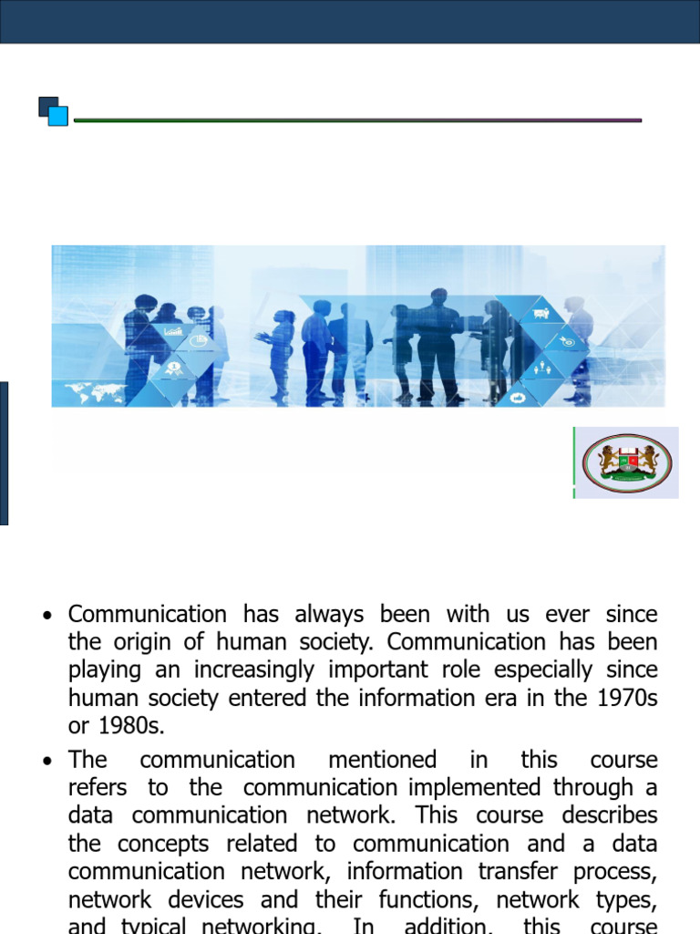 Lecture1 - Comp Networks and Data Com | PDF | Network Topology | Computer Network