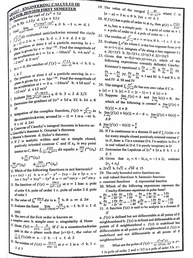 217 MCQ | PDF