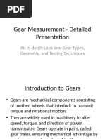 Involute Gear Profile Overview | PDF | Gear | Mechanical Engineering