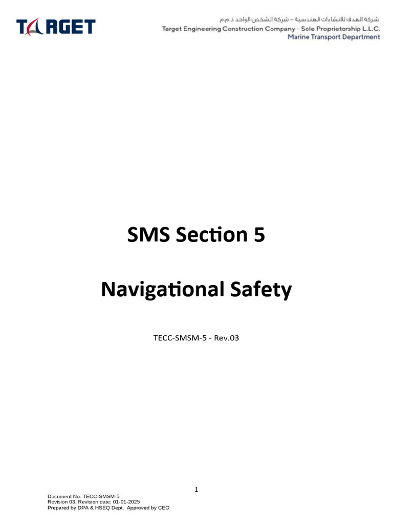 Navigational Safety Procedures Guide | PDF | Navigation