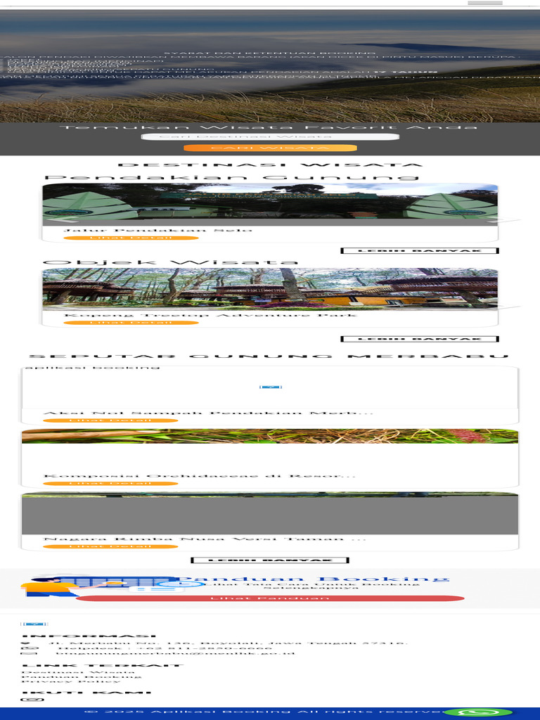 Aplikasi Booking - Beranda | PDF