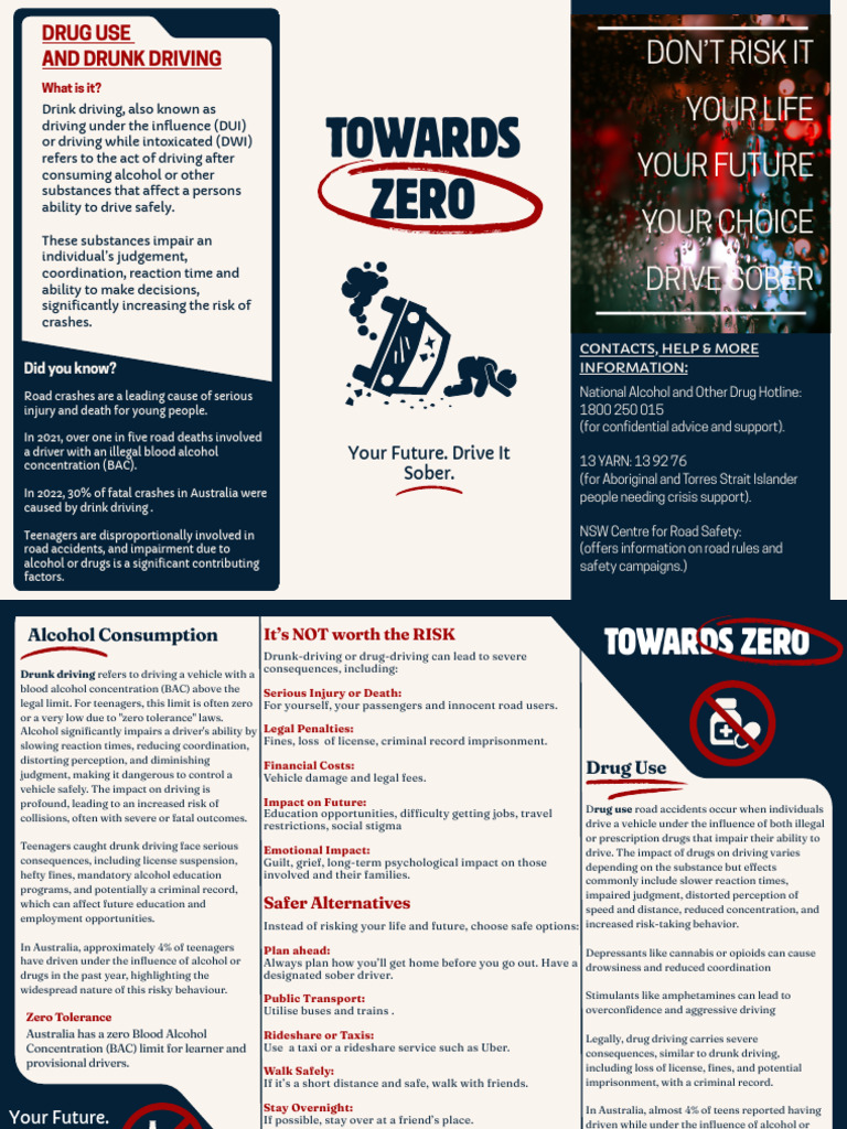 PDH SLAM - Towards Zero - Brochure | PDF | Driving Under The Influence ...
