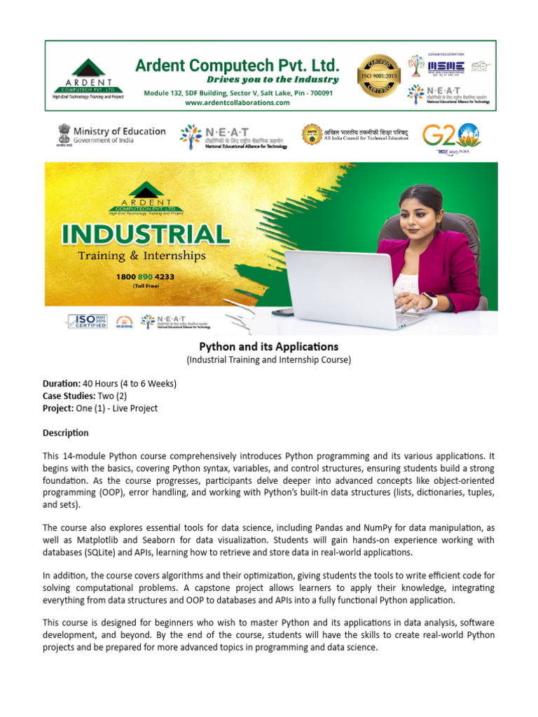 PythonProgramming Industrial | PDF | Python (Programming Language) | Object Oriented Programming