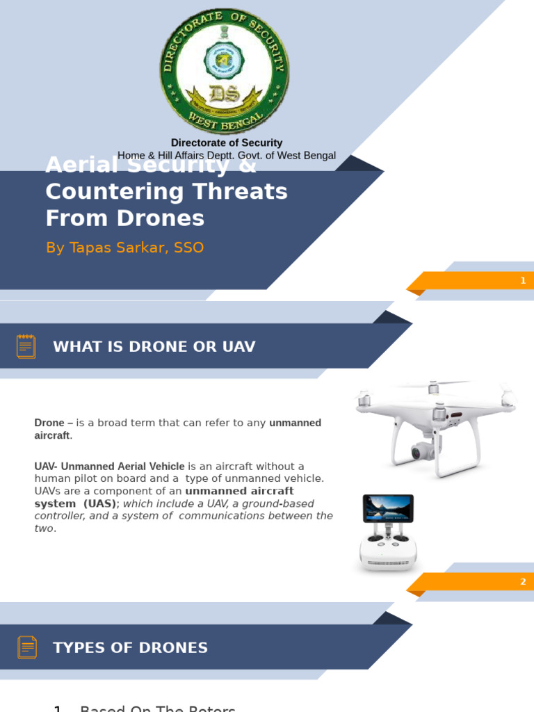 Aerial Security & Drone | PDF | Unmanned Aerial Vehicle | Flying Robots