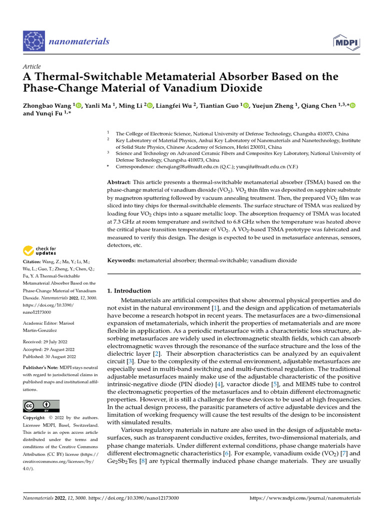 A The Model of The Traditional Metamaterial Absorber OKOKOK | PDF ...