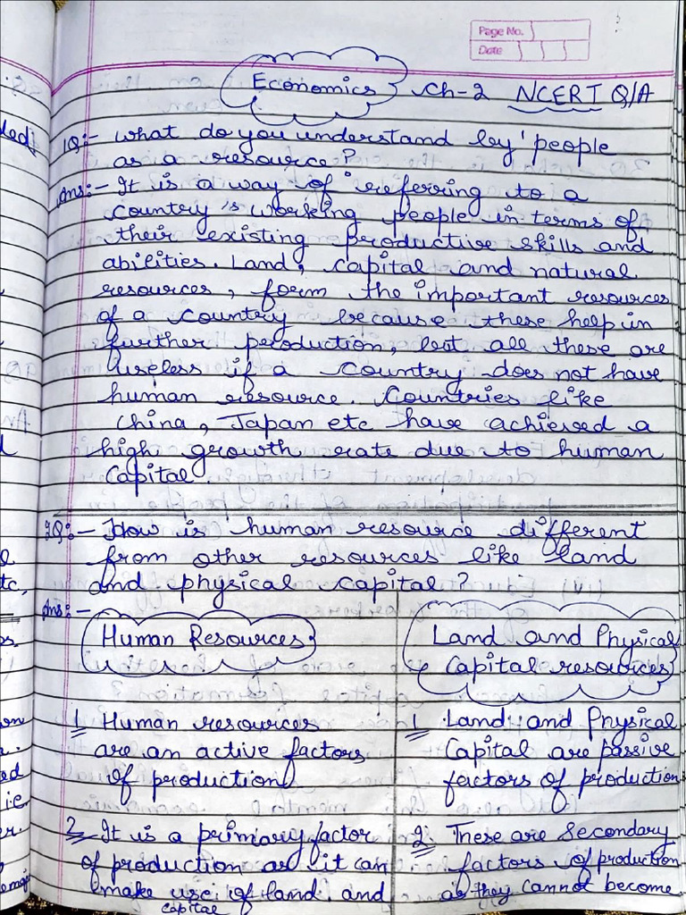 Economics Chapter 2 Q-A | PDF