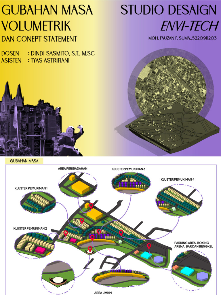 Moh. Fauzan F. Suma - Concept Thematic Dan Gubahan Masa Volumetrik | PDF