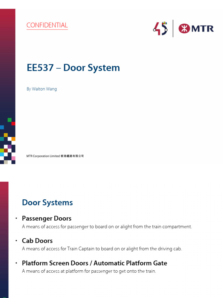 EE537-2025-Module 11 - Door System | PDF | Relay | Manufactured Goods