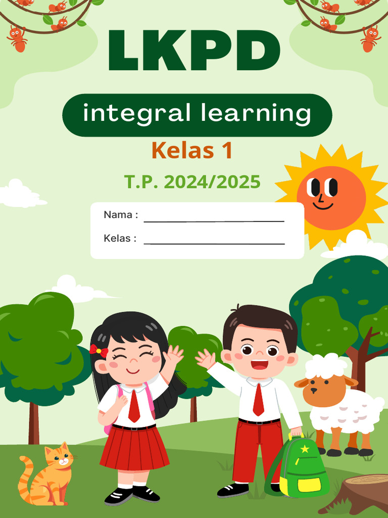 Sampul LKPD IPAS Tema Makhluk Hidup Dan Benda Mati Hijau Ilustrasi | PDF
