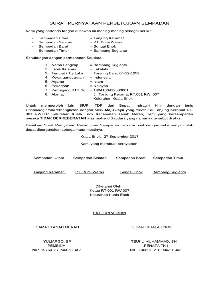Izin Siup | PDF