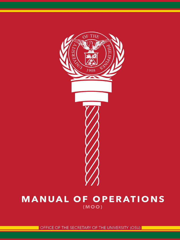 OSU Manual of Operations Overview | PDF | Governance | Memorandum