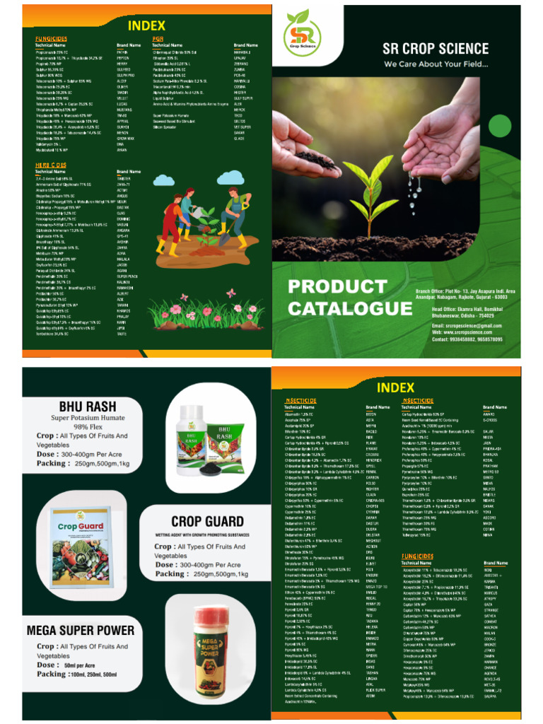 SR Crop Science - Center Pinning Book 10 Pcs | PDF