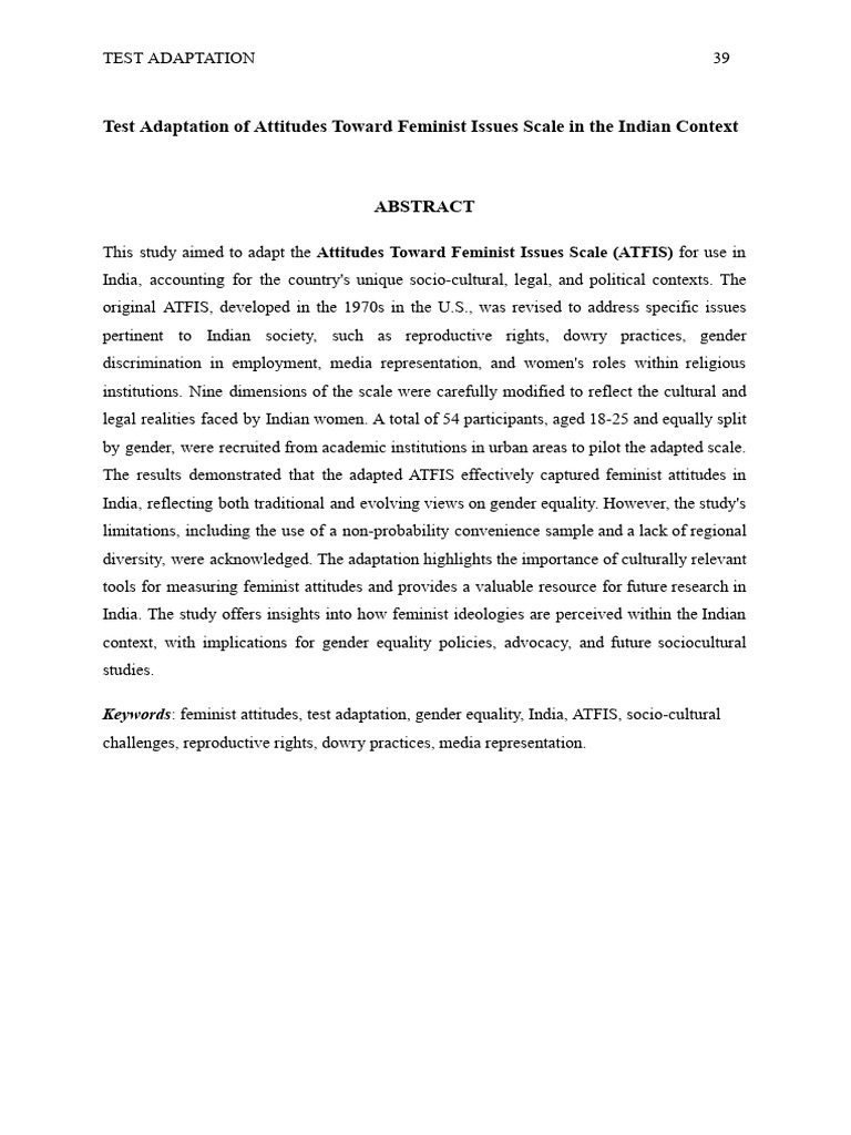 AP PRAC 2 | PDF | Gender Studies | Feminism