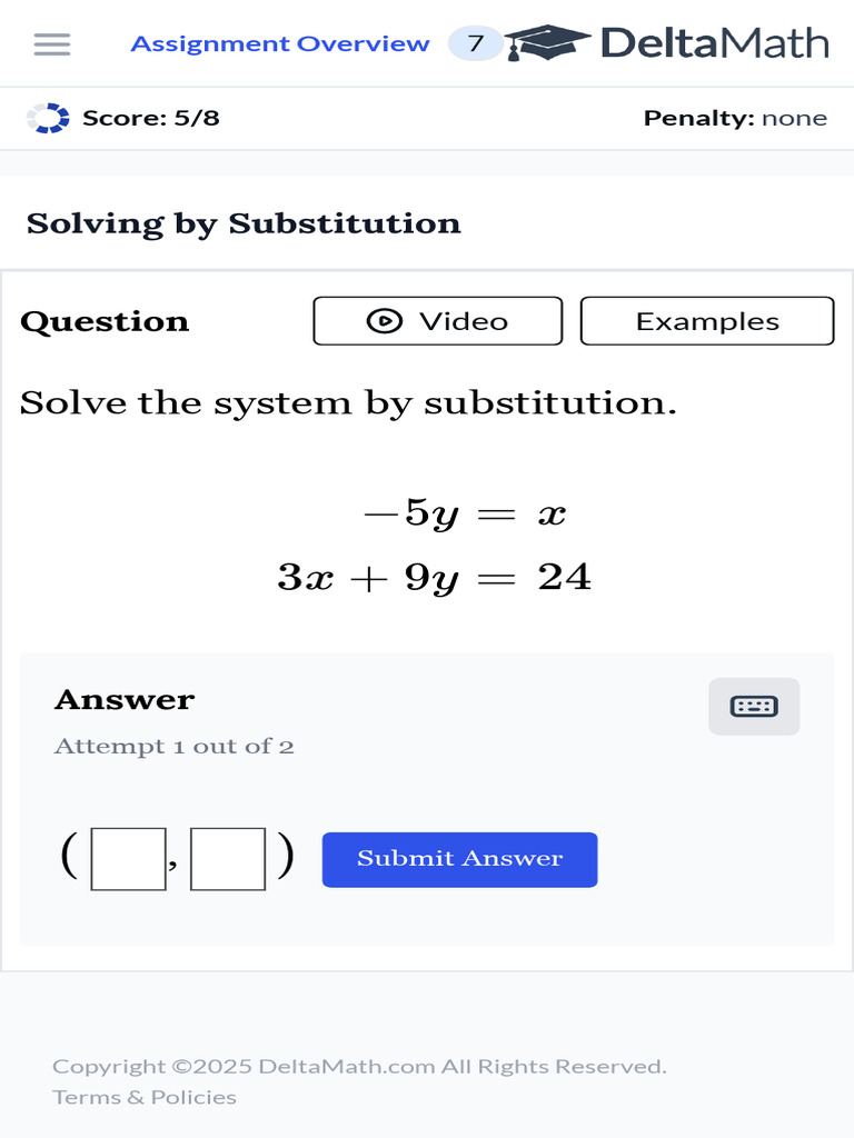 DeltaMath Student Application 3 | PDF