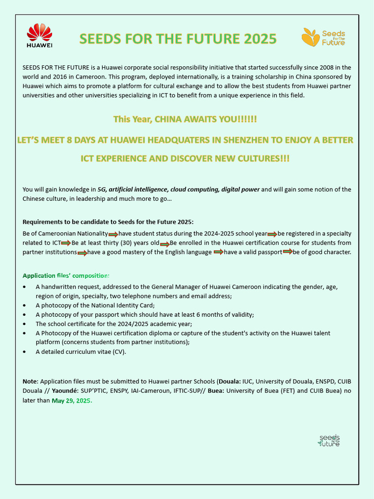 Seeds For The Future 2025 Program Launch | PDF