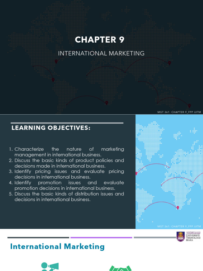 CHAPTER 9 International Marketing | PDF | Marketing | Pricing