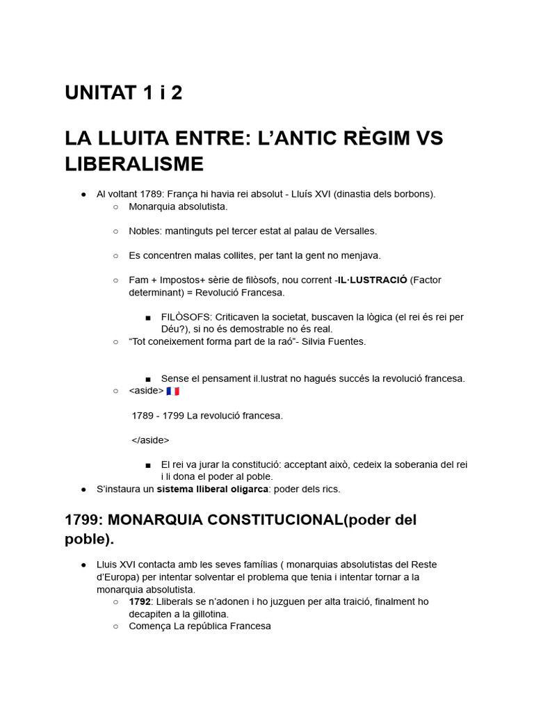 UNITAT 1 I 2 A | PDF