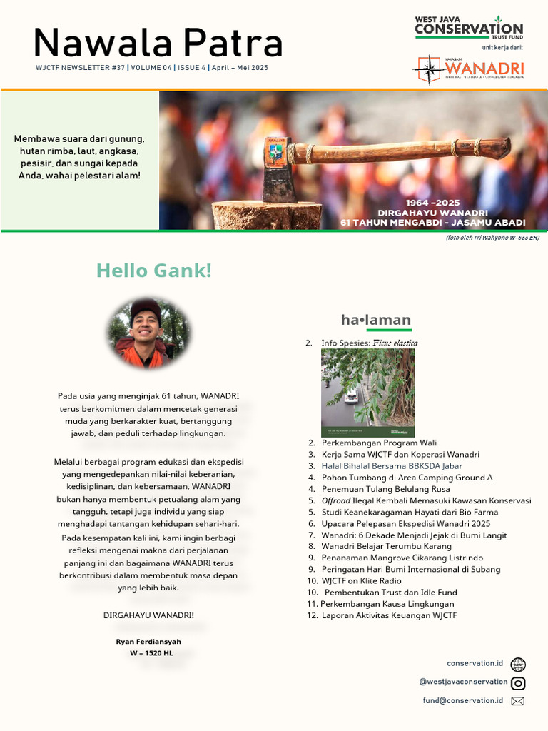 Nawala Patra WJCTF #37 April - Mei 2025 | PDF