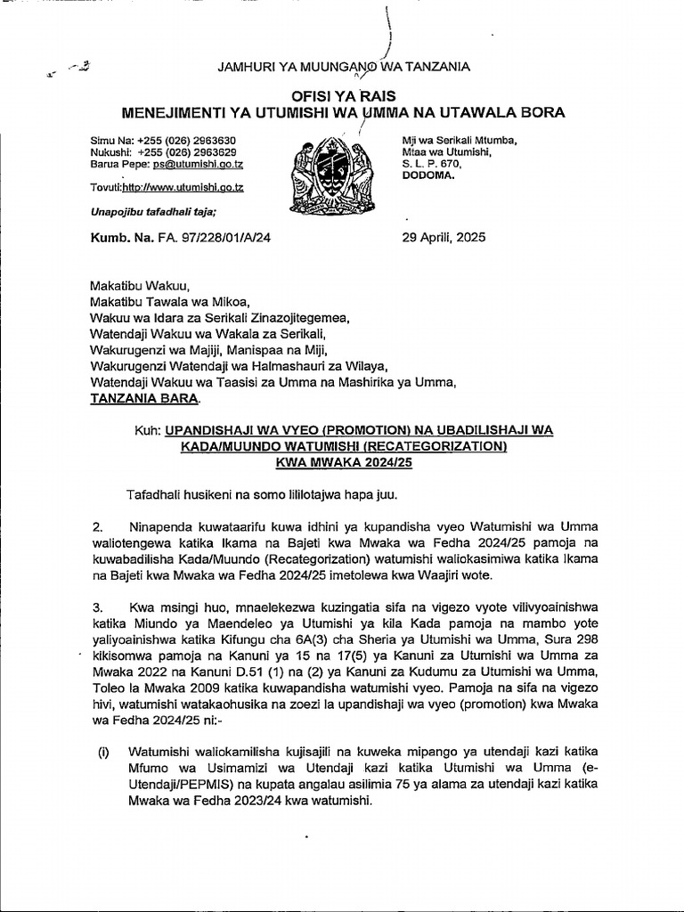 Promotion 2024-2025 | PDF