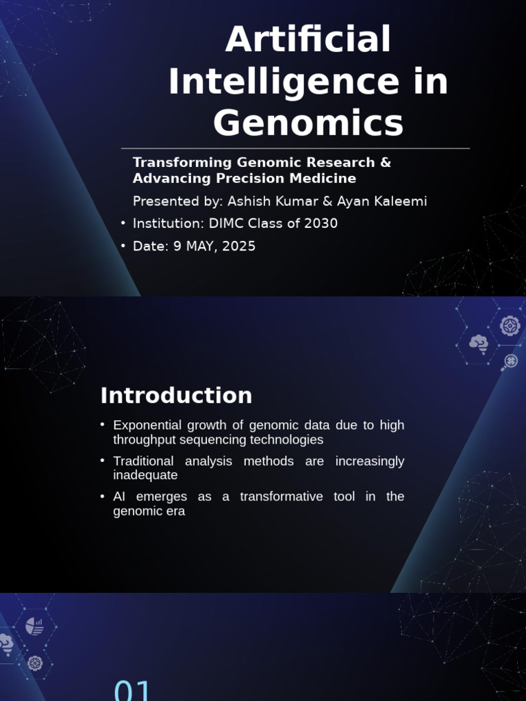 Artificial Intelligence in Genomics | PDF | Artificial Intelligence | Intelligence (AI) & Semantics