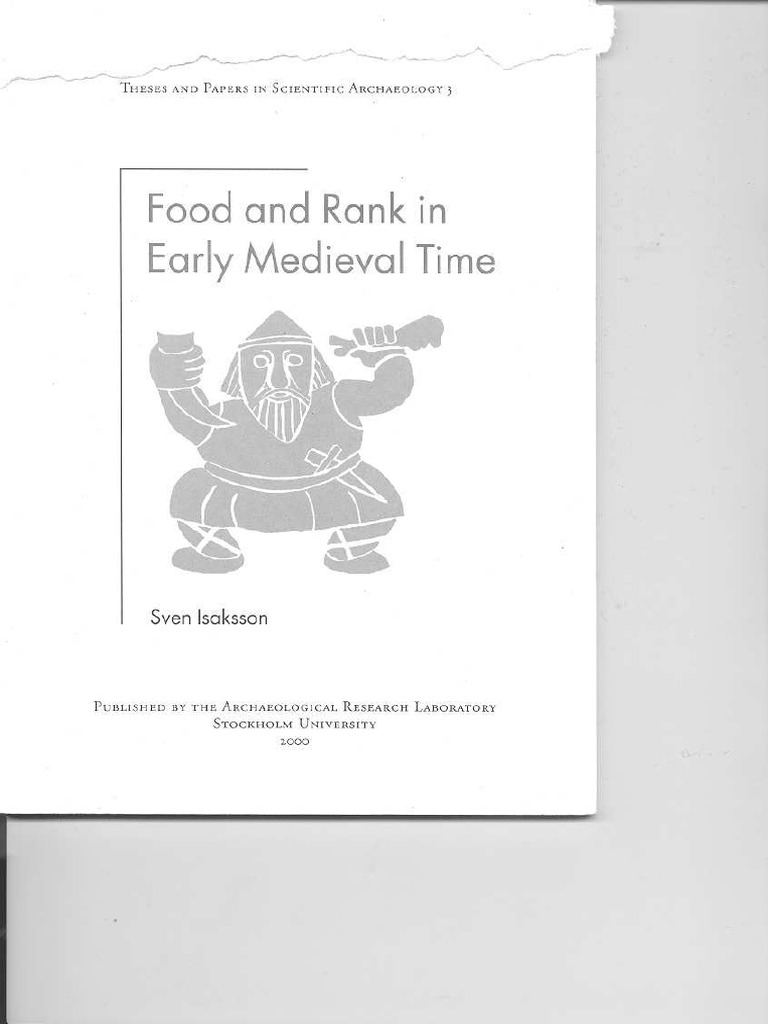 Food and Rank in Early Medieval Time | PDF
