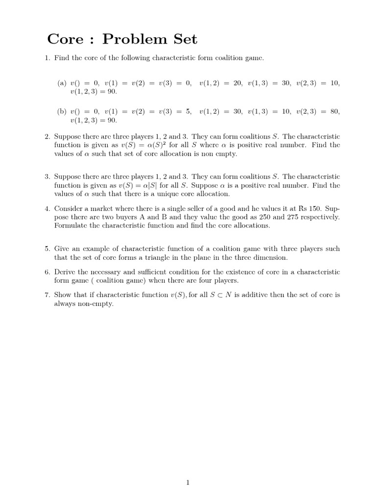 Problem Set 4-Core | PDF