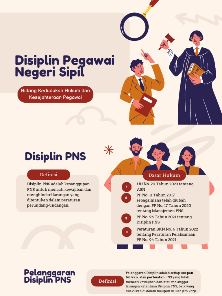 Peraturan Disiplin PNS 2023 | PDF
