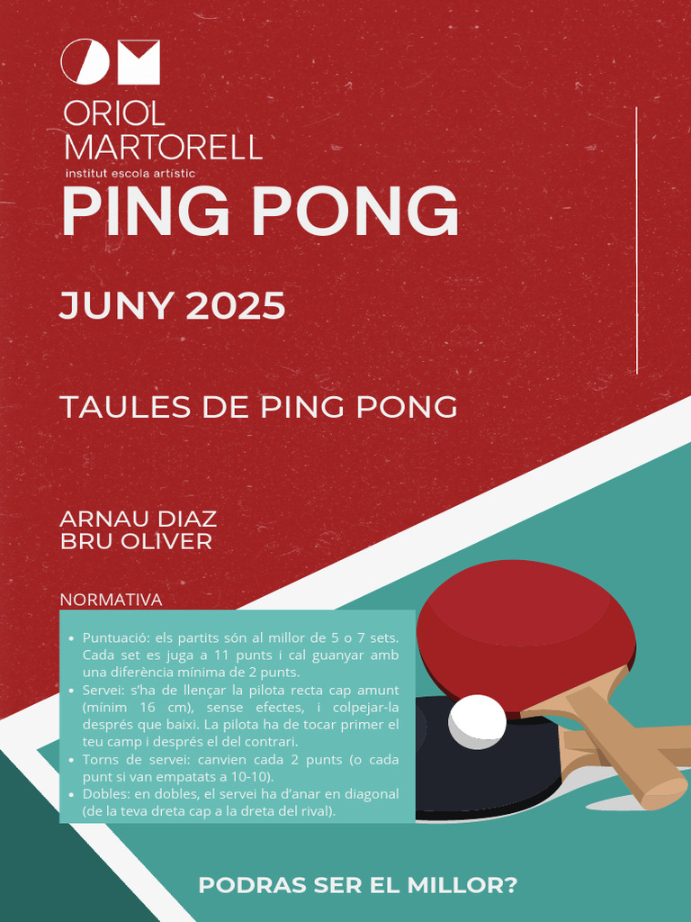 Ping Pong PDF | PDF