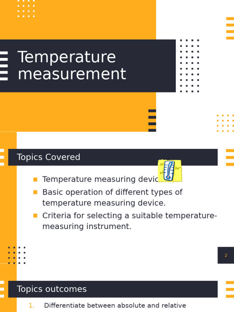 Chapter 2 Temperature Measurement | PDF | Thermocouple | Physical Chemistry