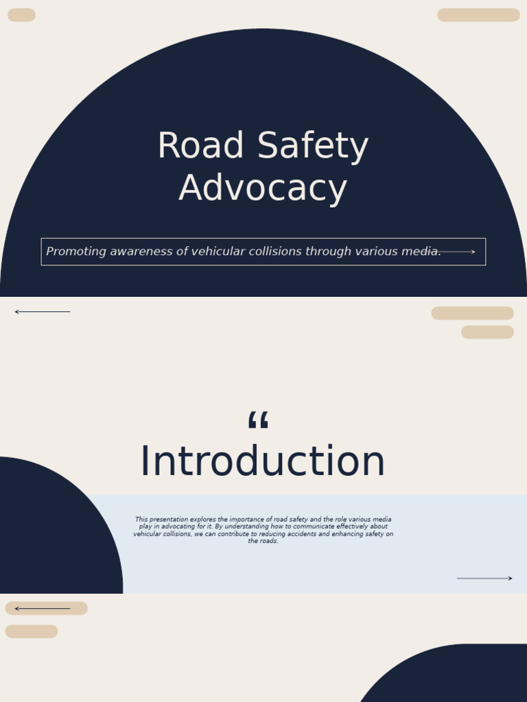 Road Safety Advocacy | PDF | Traffic Collision | Road Traffic Safety
