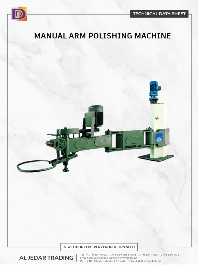 Manual Arm Polishing Machine | PDF