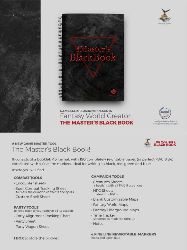 Gamestart FWC BlackBook | PDF