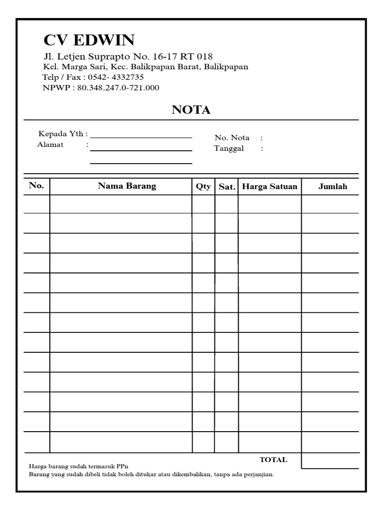 CV Edwin Nota PDF | PDF