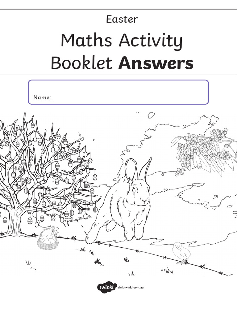 Year 3 Easter Maths Activity Booklet Answers | PDF | Subtraction