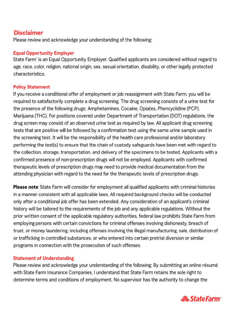 StateFarm Digital Disclaimer 2025 | PDF