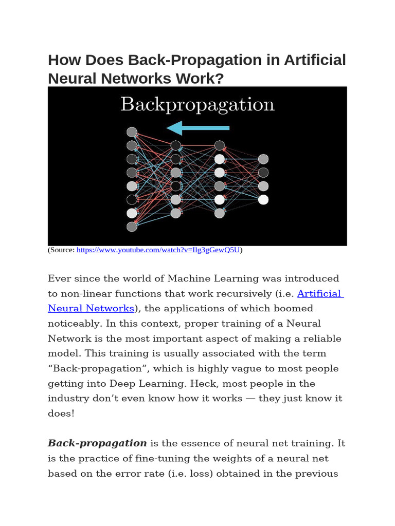 Backpropagation in Neural Nets | PDF | Applied Mathematics | Algorithms