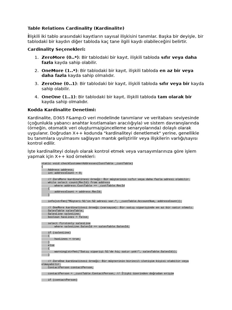 D365 Table RelationType | PDF