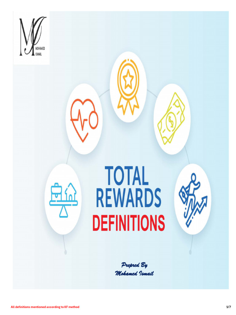 Total Rewards Definitions | PDF | Salary | Incentive