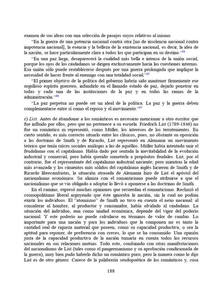 Nacionalismo y economía en List | PDF | Capitalismo | Proteccionismo