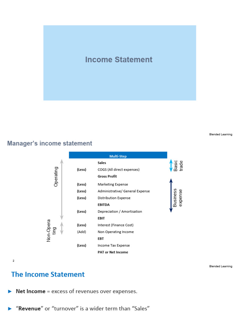 Income Statement | PDF | Income Statement | Income