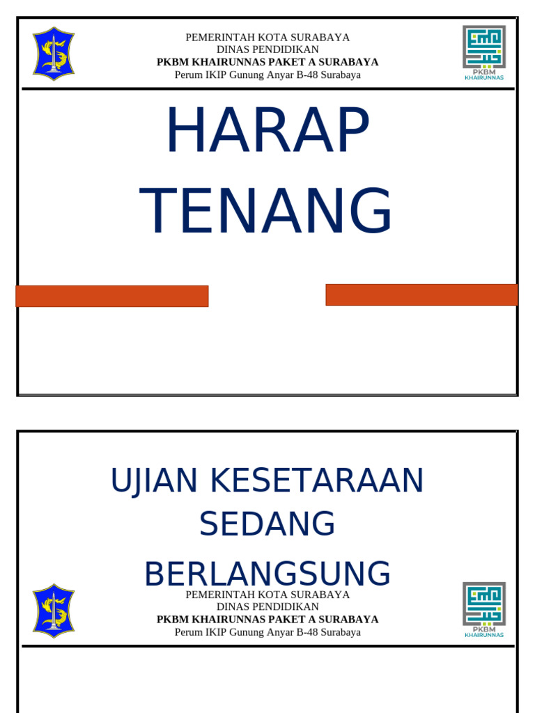 Harap Tenang (Tempel) (Done) | PDF