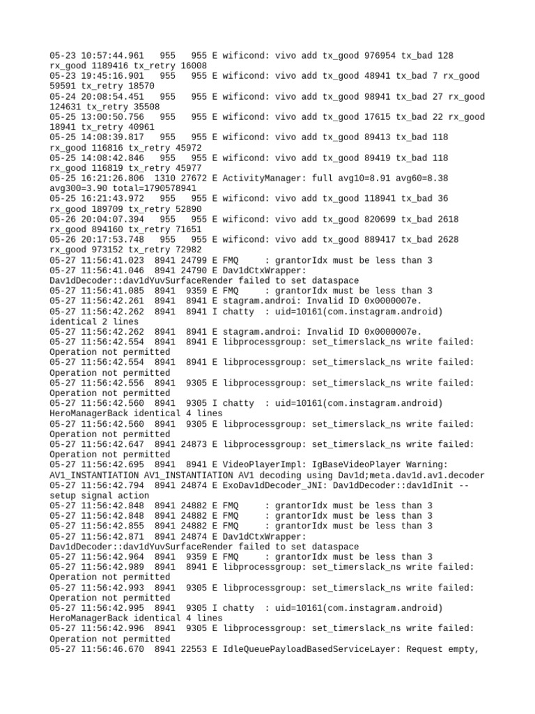Log | PDF | System Software | Operating System Technology
