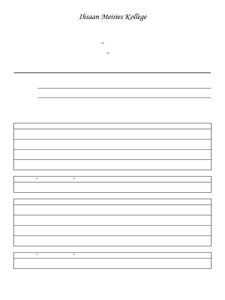 Taak Literere Projek Deel 1 - Navorsing | PDF