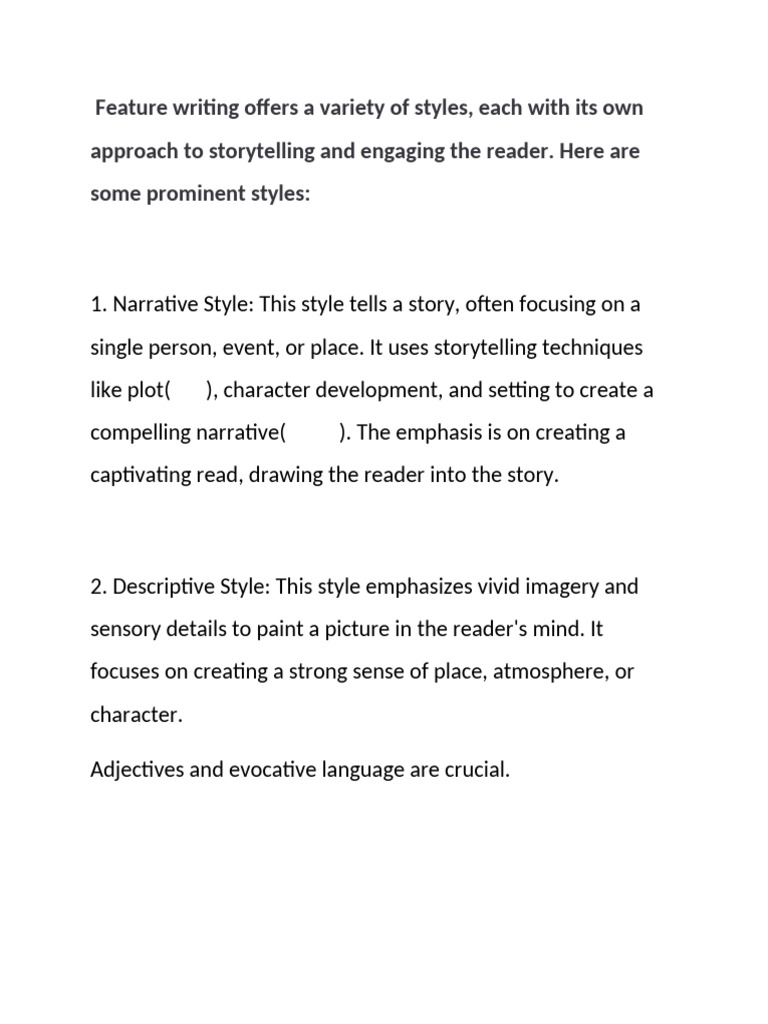 Feature Story Vs News Story | PDF | Narrative | Human Communication