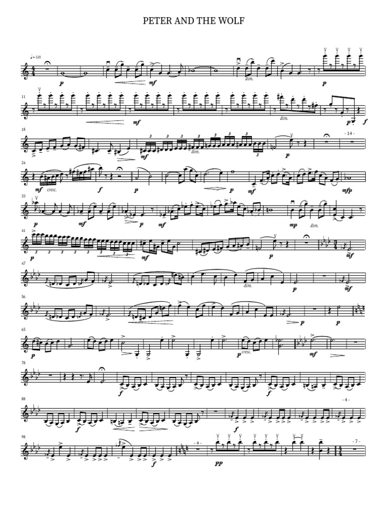 PETER AND THE WOLF | PDF